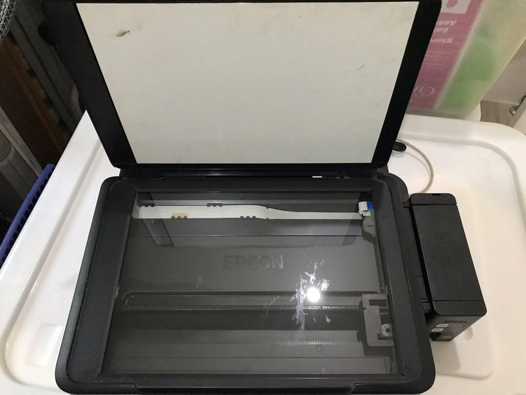 Epson L210 black printer and scanner, Computers & Tech, Printers ...