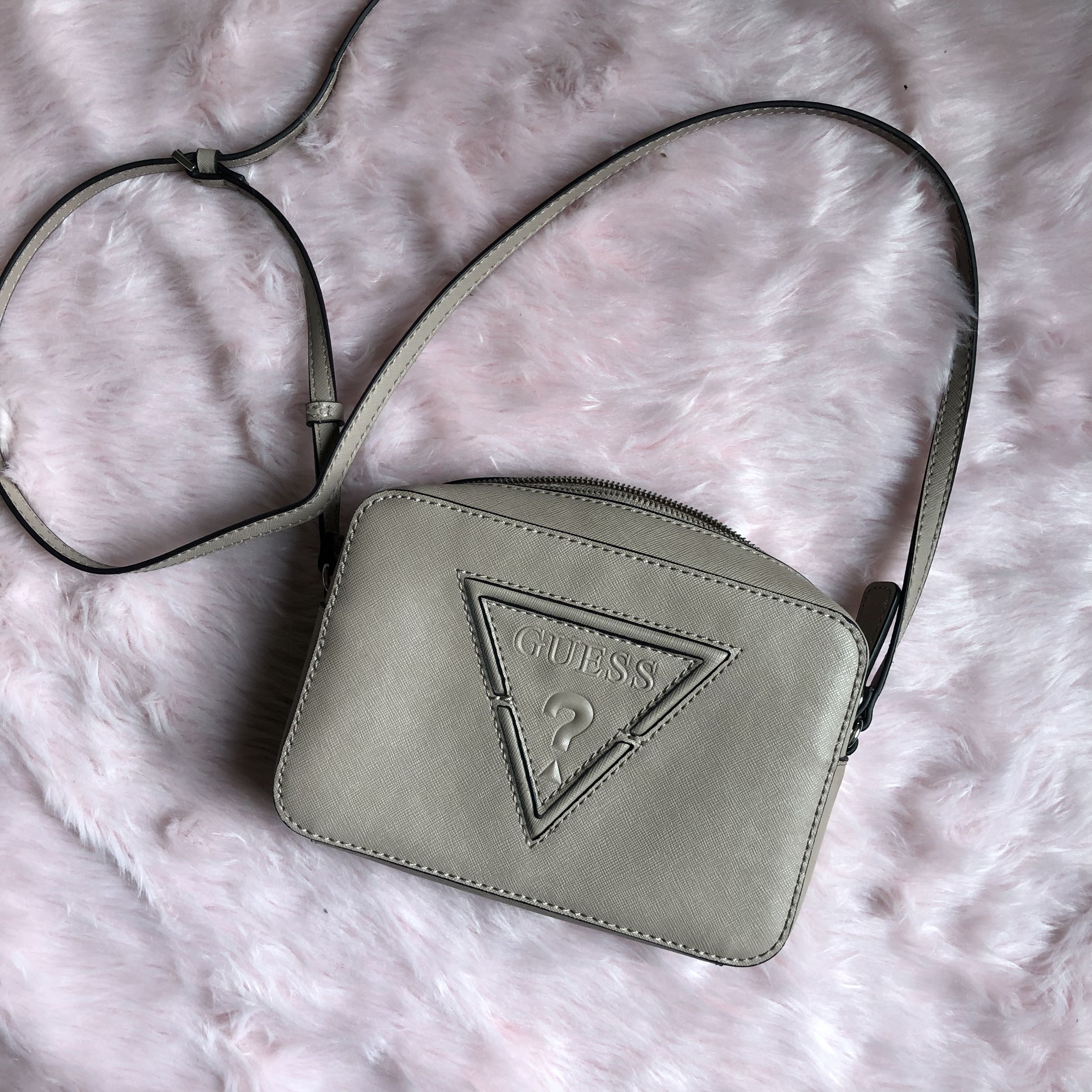 Guess camera bag, Luxury, Bags & Wallets on Carousell