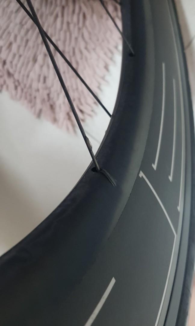 HED JET9 REAR CARBON WHEELS, Sports Equipment, Bicycles & Parts, Parts & Accessories on Carousell