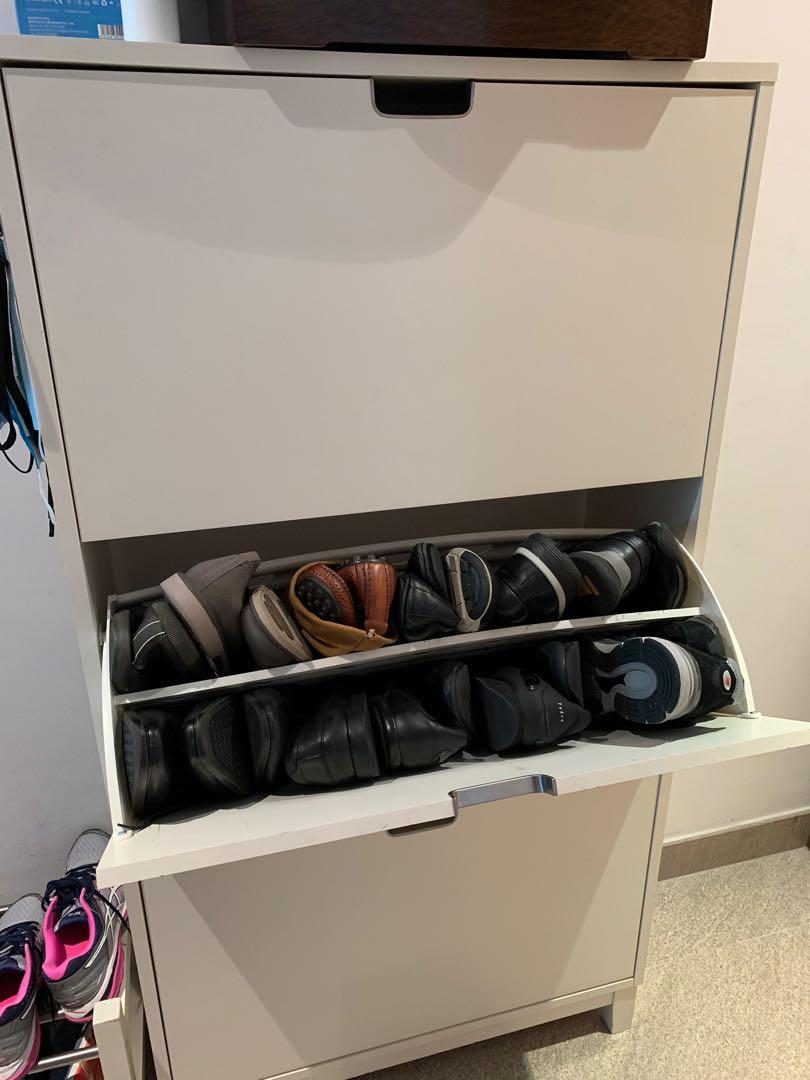IKEA Stall 3 drawer Shoe Cabinet, Furniture & Home Living, Furniture, Shelves, Cabinets & Racks ...