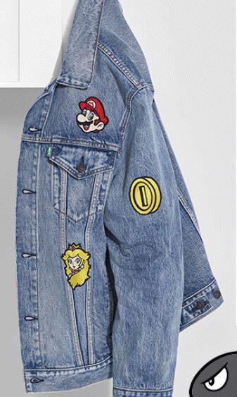 Levi’s X Super Mario Top Jeans Jacket, Men's Fashion, Tops & Sets ...