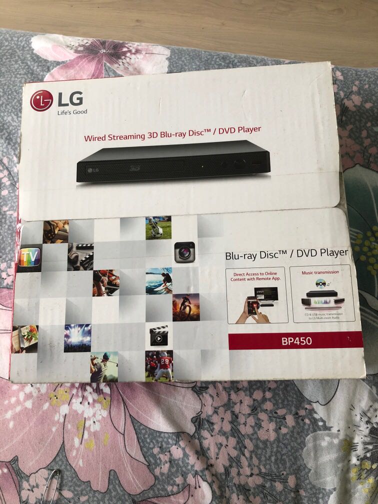 LG Blu-ray Player bp450, TV & Home Appliances, TV & Entertainment, Blu ...