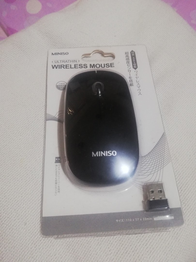 Miniso Wireless Mouse, Computers & Tech, Parts & Accessories, Mouse ...
