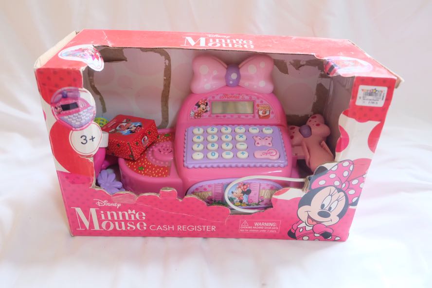 Minnie Mouse Cash Register, Hobbies & Toys, Toys & Games on Carousell
