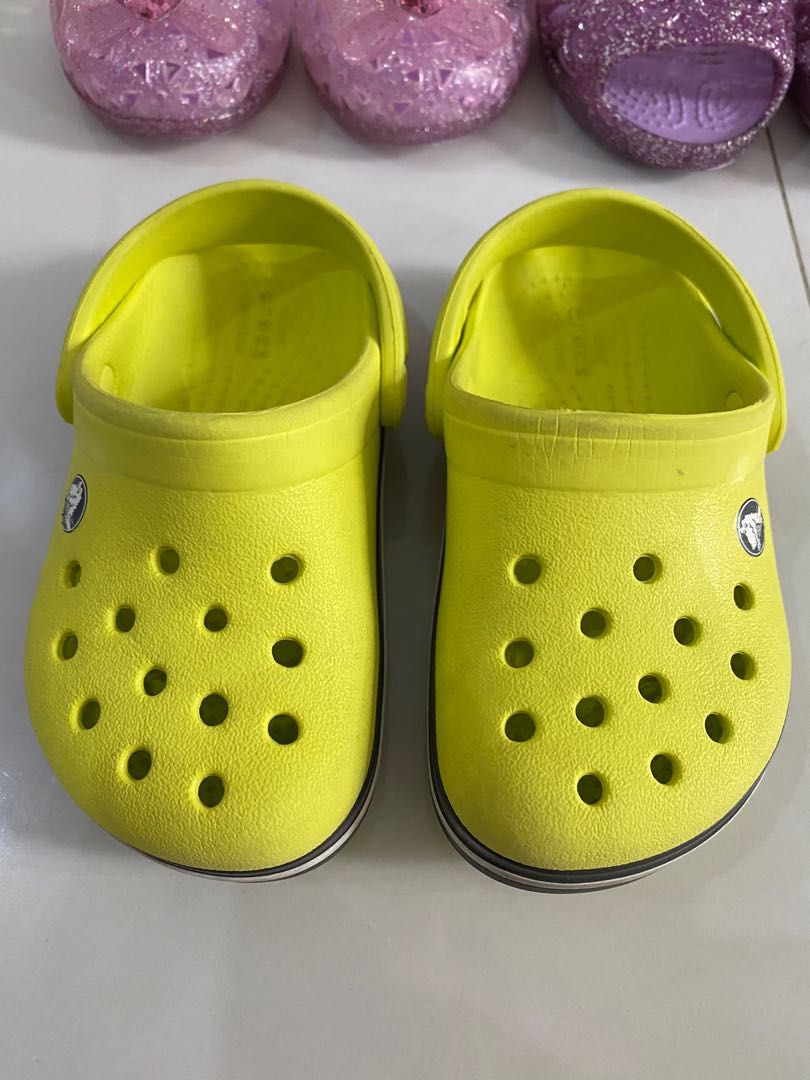 Neon Green Crocs, Babies & Kids, Bathing & Changing, Other Baby Bathing ...