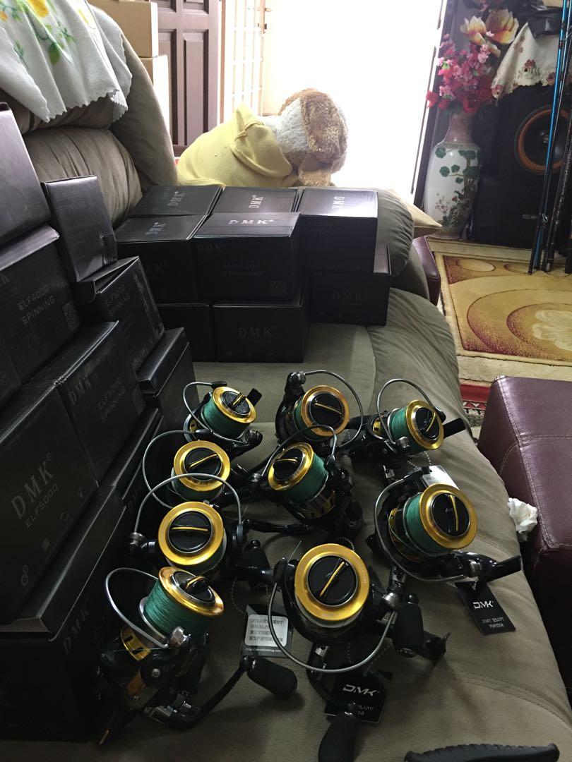 New DMK 5000 Spinning power Reel, Sports Equipment, Fishing on Carousell