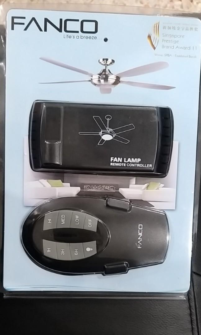 New Fanco Remote Control, Furniture & Home Living, Lighting & Fans ...