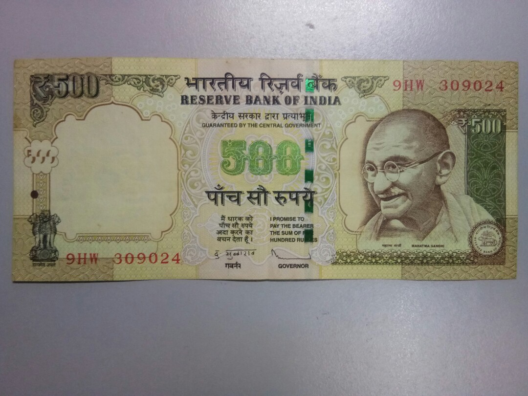 Old Note India 500 Rupees 2013, Hobbies & Toys, Collectibles ...