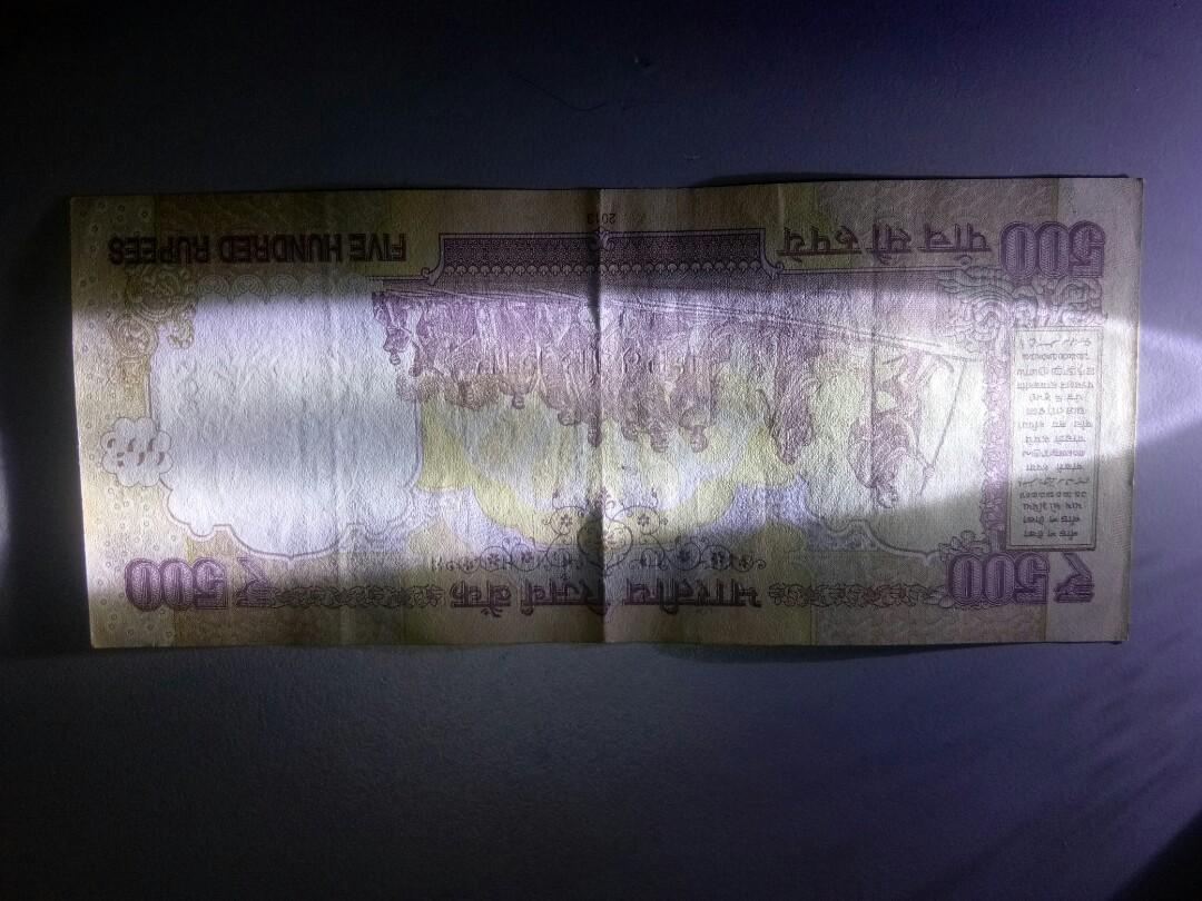 Old Note India 500 Rupees 2013, Hobbies & Toys, Collectibles ...
