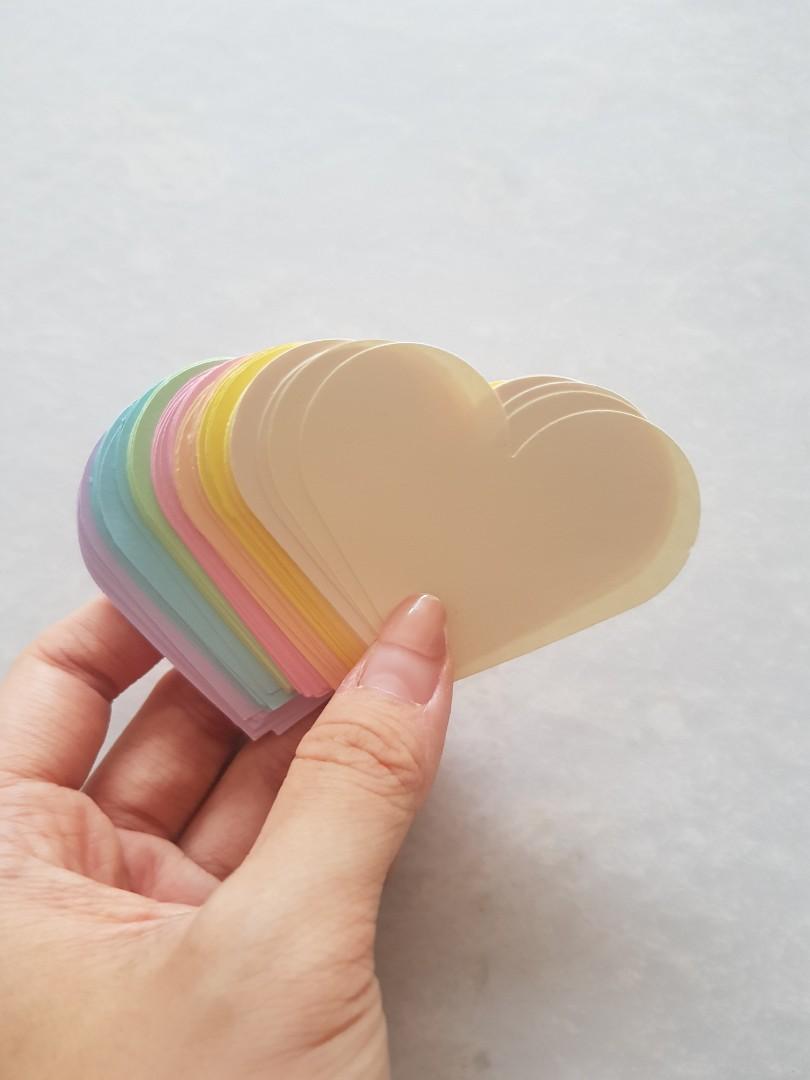 Pastel Heart Letter Paper / Note Paper / Punch Out, Hobbies & Toys ...