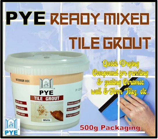 PYE Tile Grout Filler 500g / Tiles Putty (Ready Mixed), Furniture ...