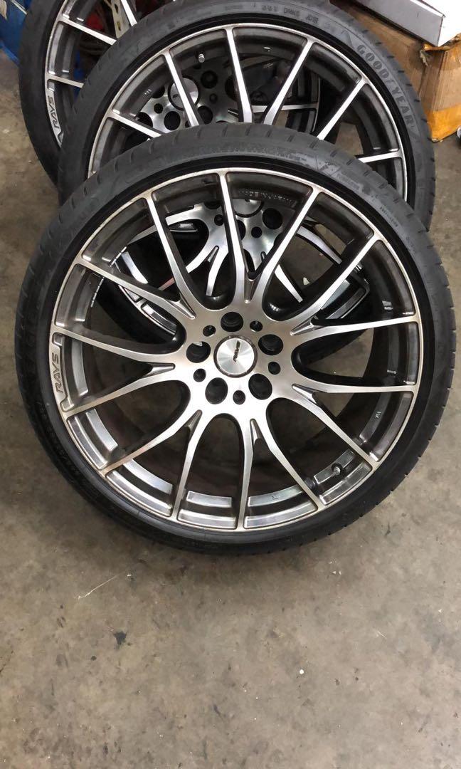 Rays 20”, Car Accessories, Tyres & Rims on Carousell