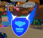 ROBLOX | Bubble Gum Simulator *Secret* MYTHIC BGS Plaque (Level 1 ...