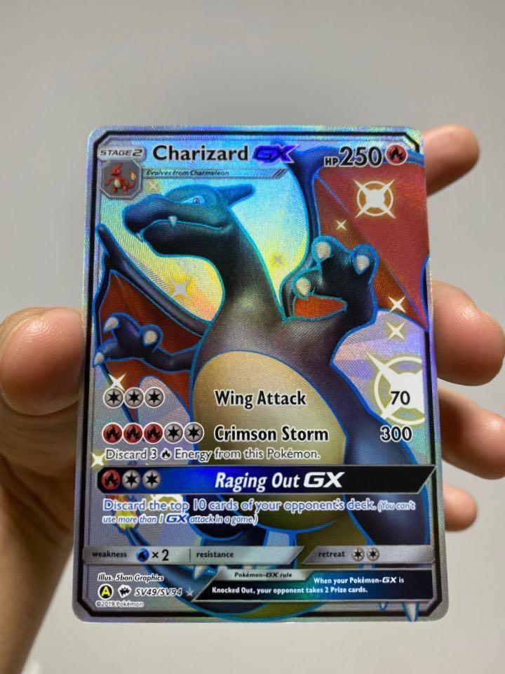 Shiny Charizard GX Hidden Fates, Hobbies & Toys, Toys & Games on Carousell