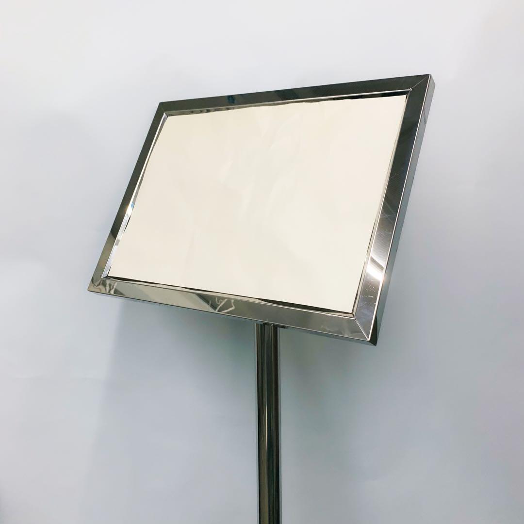 Sign Stand with A3 Frame (Landscape) Single Side Slanted Poster Menu ...