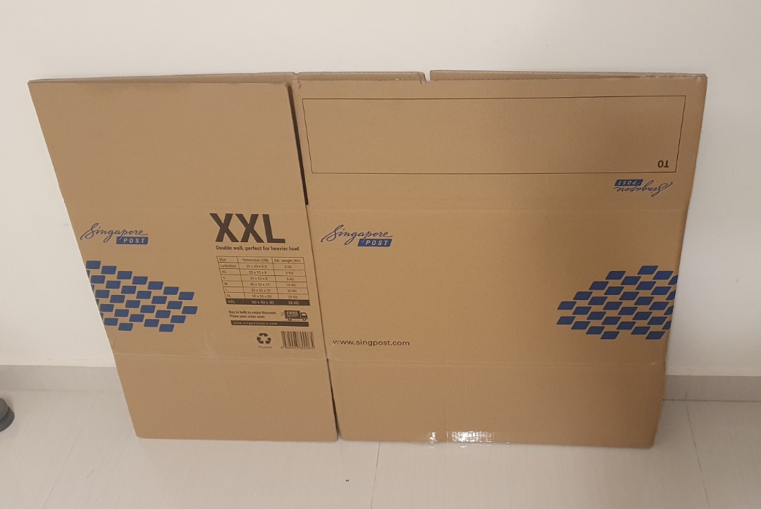 Singpost XXL delivery box, Everything Else on Carousell