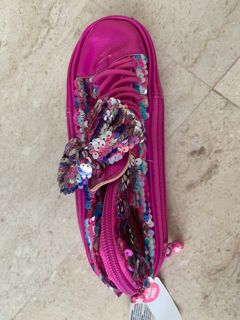 Smiggle Shoe reversible pencil case, Babies & Kids, Babies & Kids ...