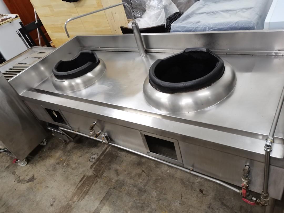 Stainless steel 2 ring kwali range, Furniture & Home Living ...