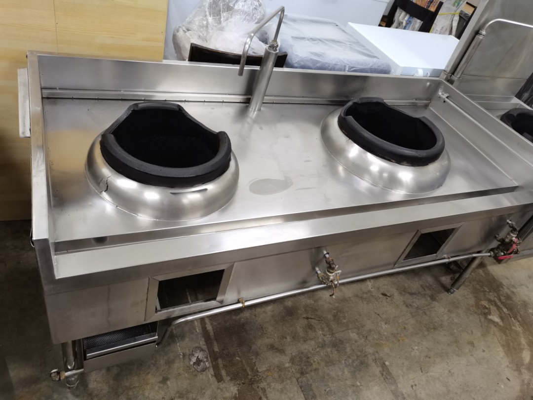 Stainless steel 2 ring kwali range, Furniture & Home Living ...