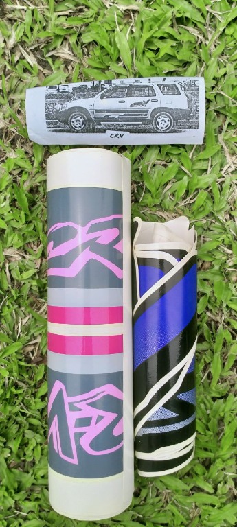 sticker body CRV RD1 decal, Auto Accessories on Carousell