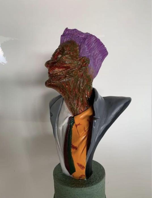 Two- Face Batman Half Body ( Custom Hand Painted Resin Model), Hobbies ...