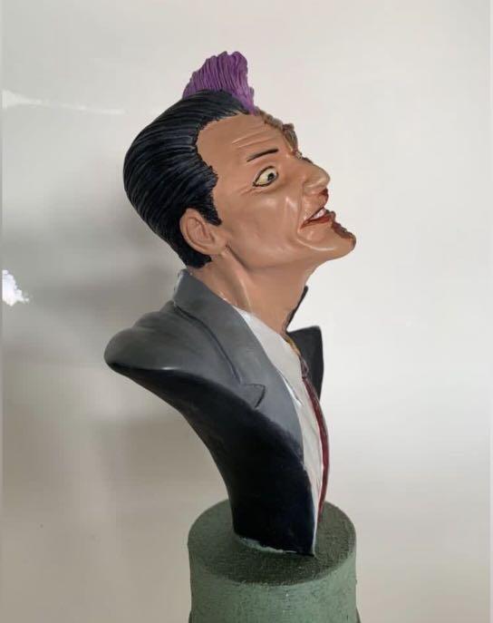 Two- Face Batman Half Body ( Custom Hand Painted Resin Model), Hobbies ...