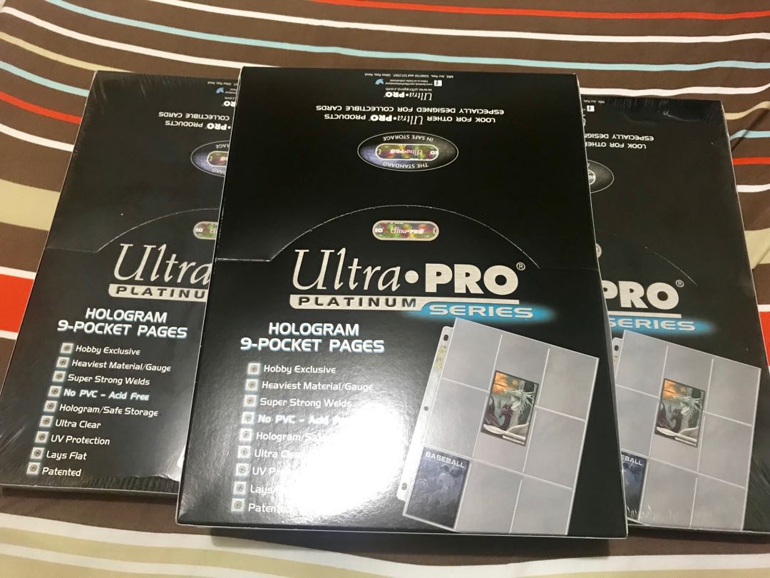 Ultra Pro 9-Pocket Binder Sleeves A4, Hobbies & Toys, Memorabilia ...
