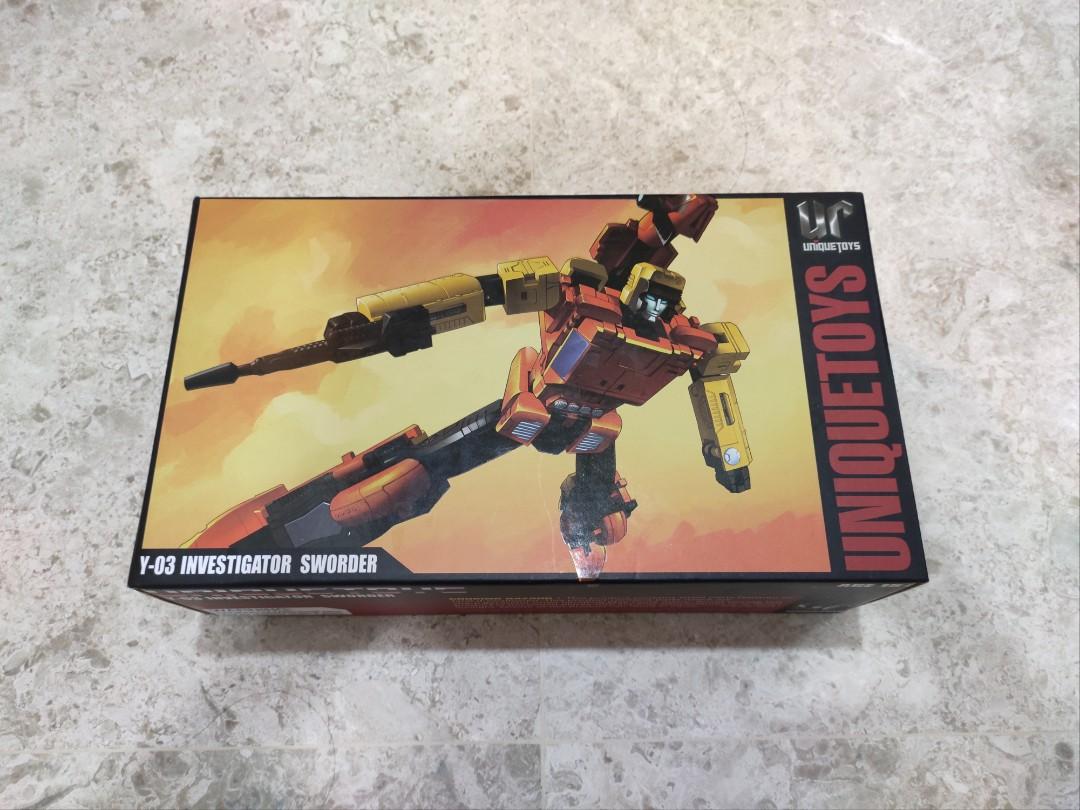Unique Toys Y-03 Sworder (Sandstorm) Transformers Masterpiece, Hobbies ...