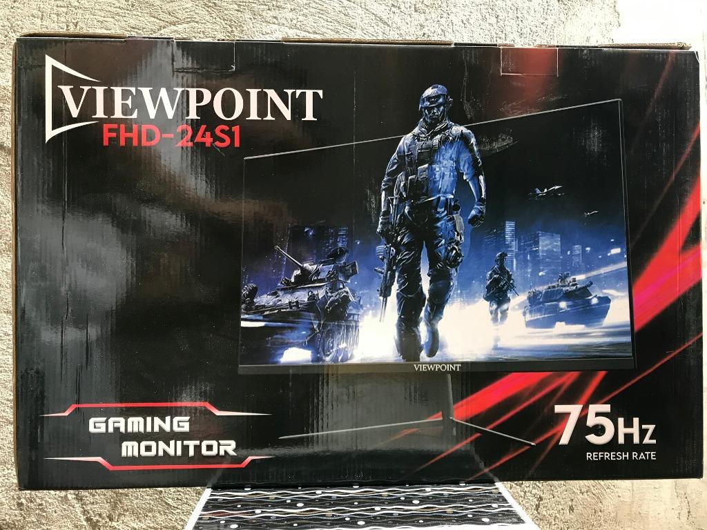 VIEWPOINT FHD-24S1 CURVE 24INC 1920x1080p 75hz VGA/ HDMI/ DC SUPPORTED ...