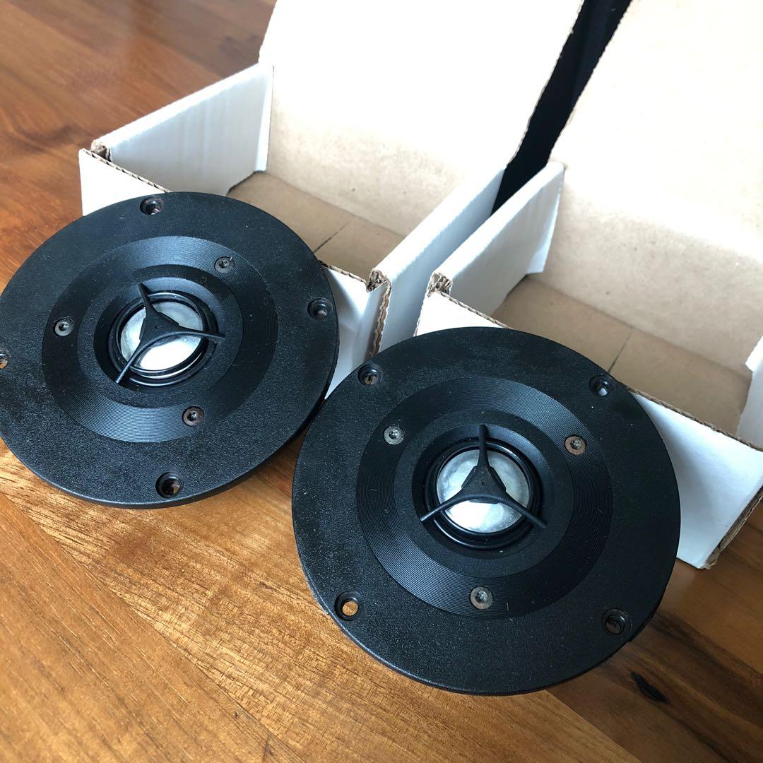 Vifa D25AG-05, D25 metal dome tweeter, Electronics, Audio on Carousell