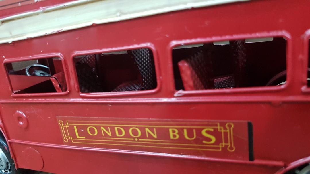 VINTAGE METAL BUS, Hobbies & Toys, Memorabilia & Collectibles, Vintage ...