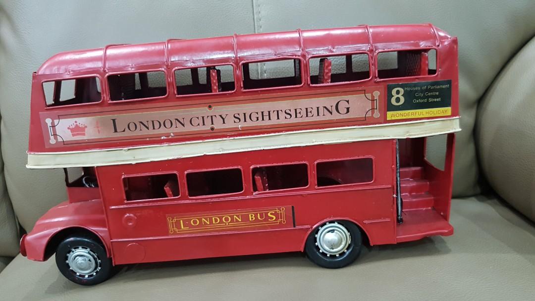 VINTAGE METAL BUS, Hobbies & Toys, Memorabilia & Collectibles, Vintage ...