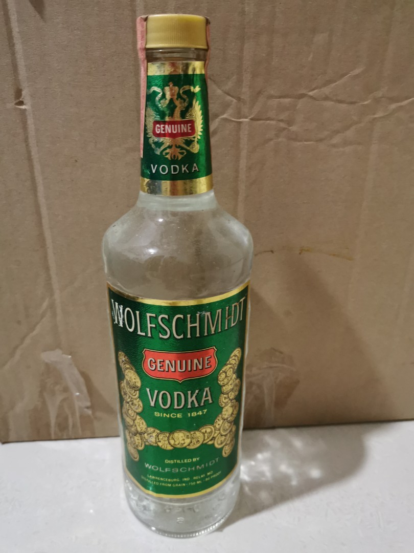 Wolfschmidt Vodka 750ml, Food & Drinks, Alcoholic Beverages on Carousell