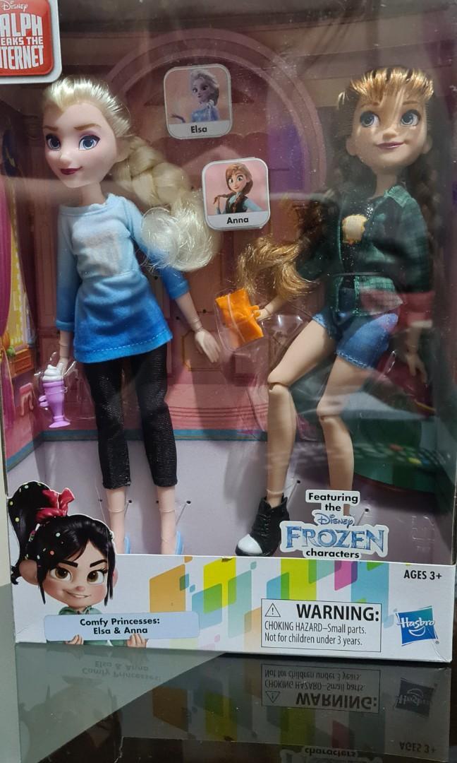 Frozen Wreck it ralph Elsa and Anna, Hobbies & Toys, Toys & Games on ...
