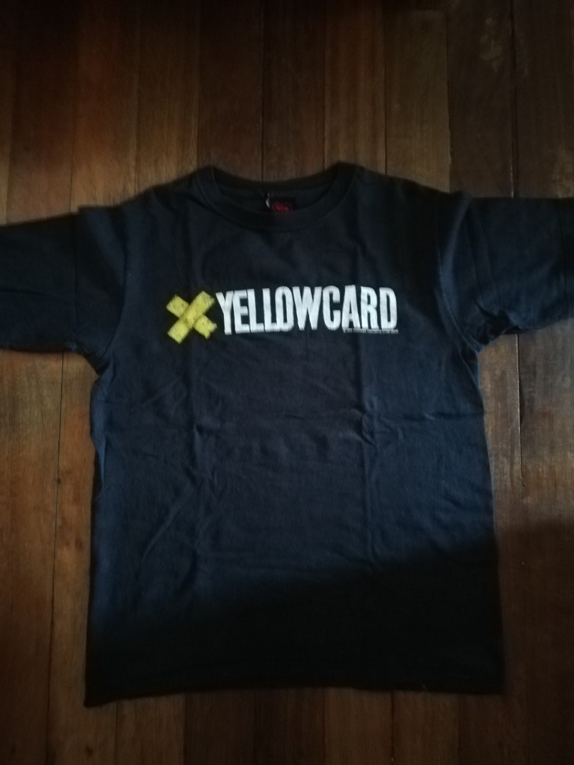 Yellowcard Licensed by Cinderblock shirt, Men's Fashion, Tops & Sets ...