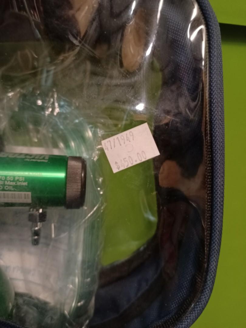 2 Oxygen tank & Regulator (New), Health & Nutrition, Assistive ...