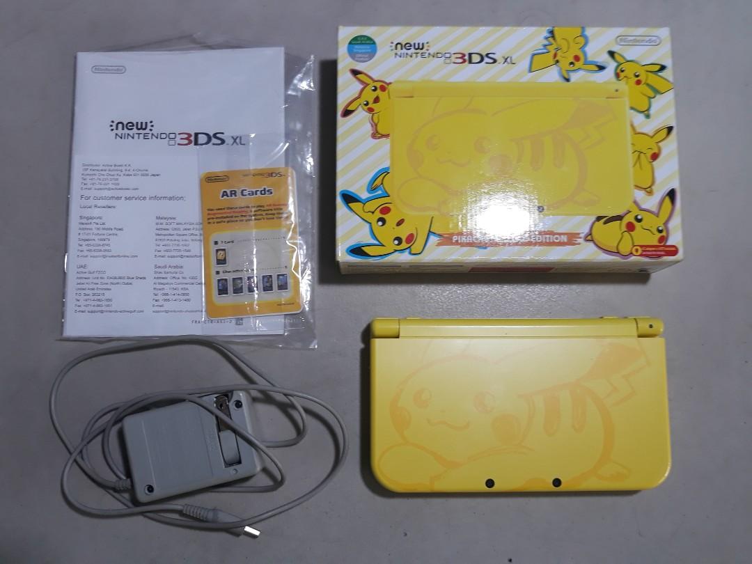 3ds XL + games Pikachu limited edition, Video Gaming, Video Game ...