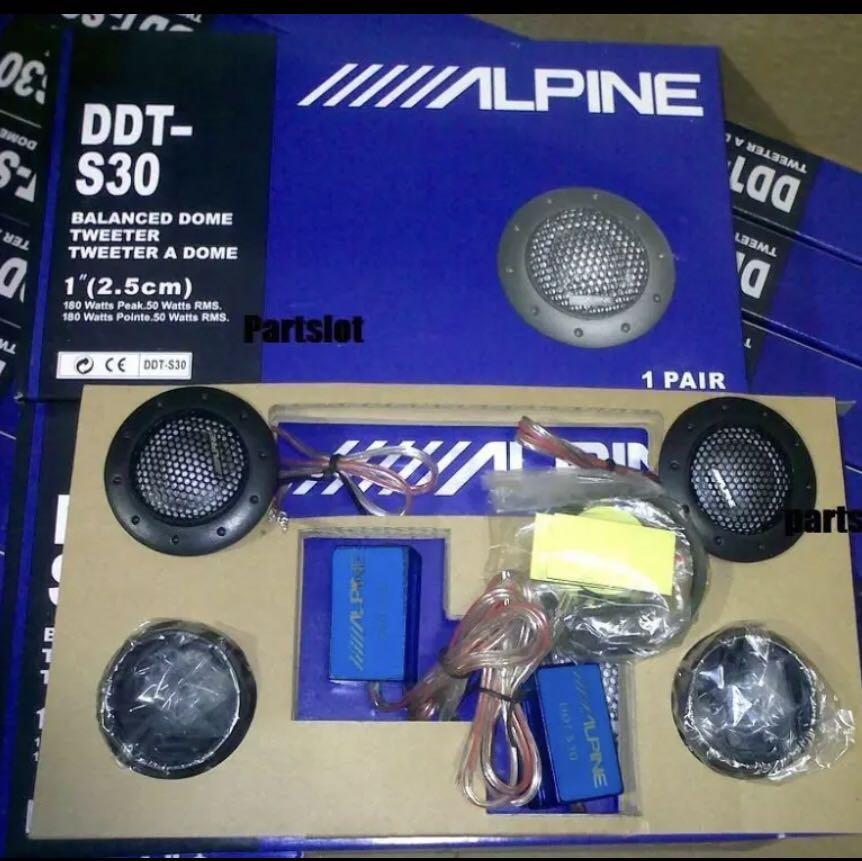 Alpine Tweeters 180watts-Installation Optional, Car Accessories ...