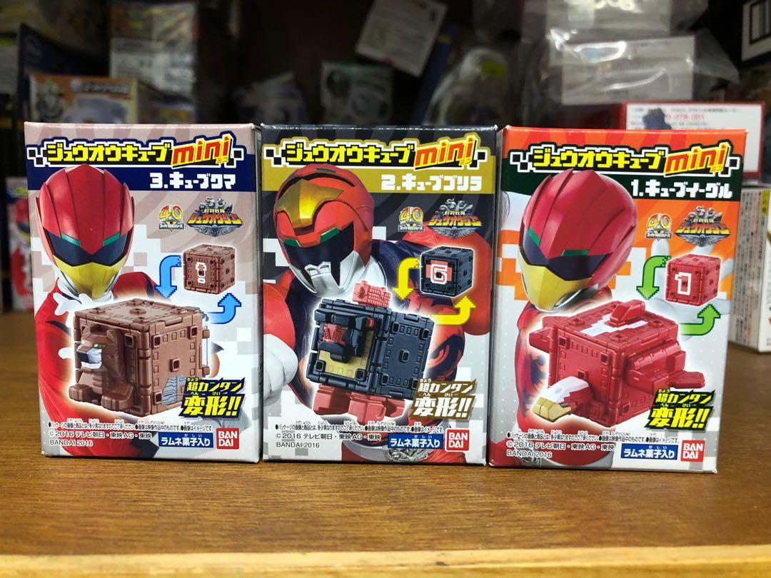 BANDAI 動物戰隊 食玩 變形 方塊 DOUBUTSU SENTAI ZYUOHGER CLBE MINI CANDY TOY SET 全 ...