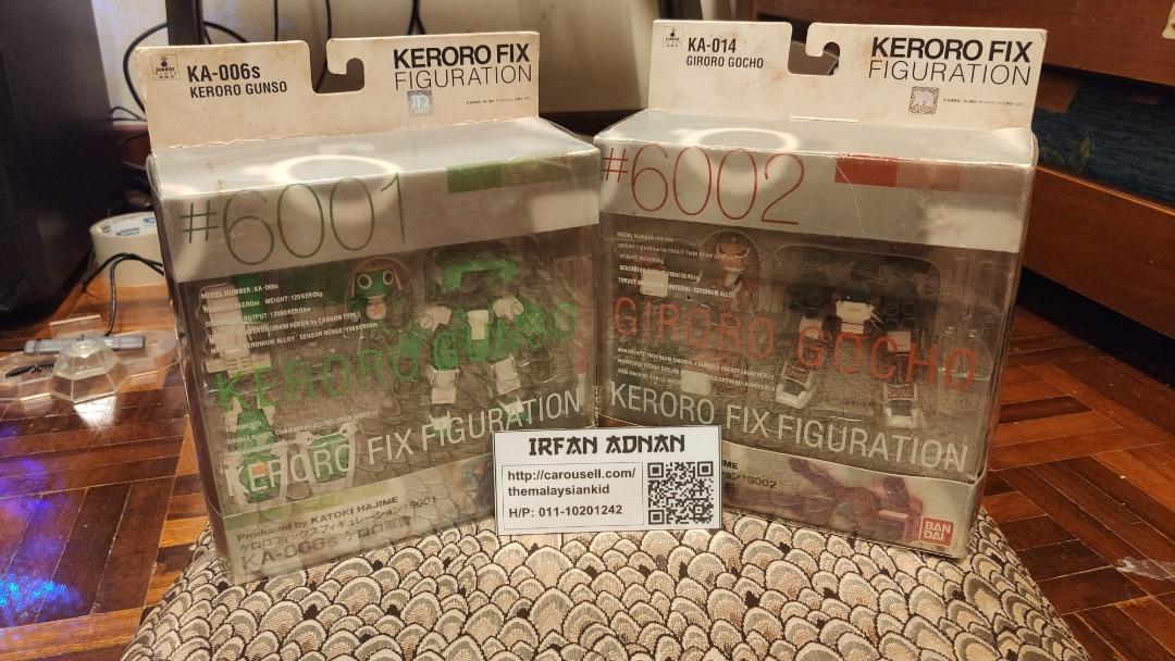Bandai Keroro Fix Figuration #6001 Keroro + #6002 Giroro Set, Hobbies ...