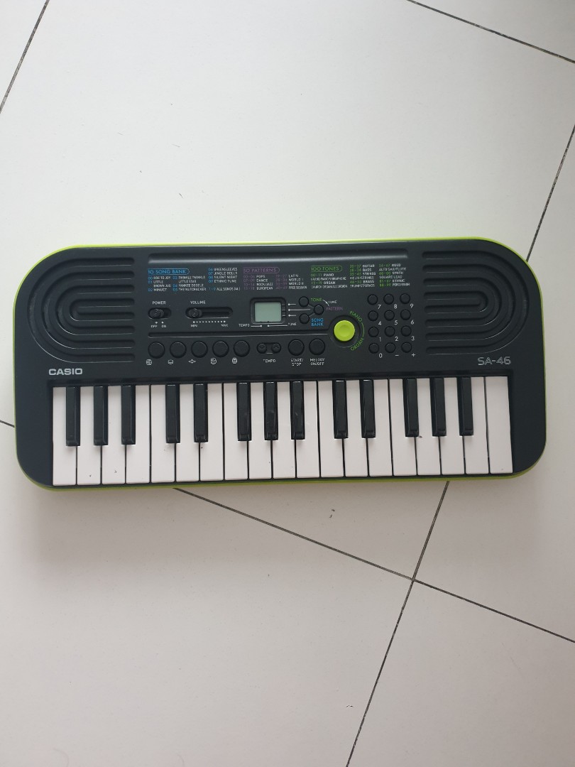 Casio Keyboard SA-46, Hobbies & Toys, Music & Media, Musical ...