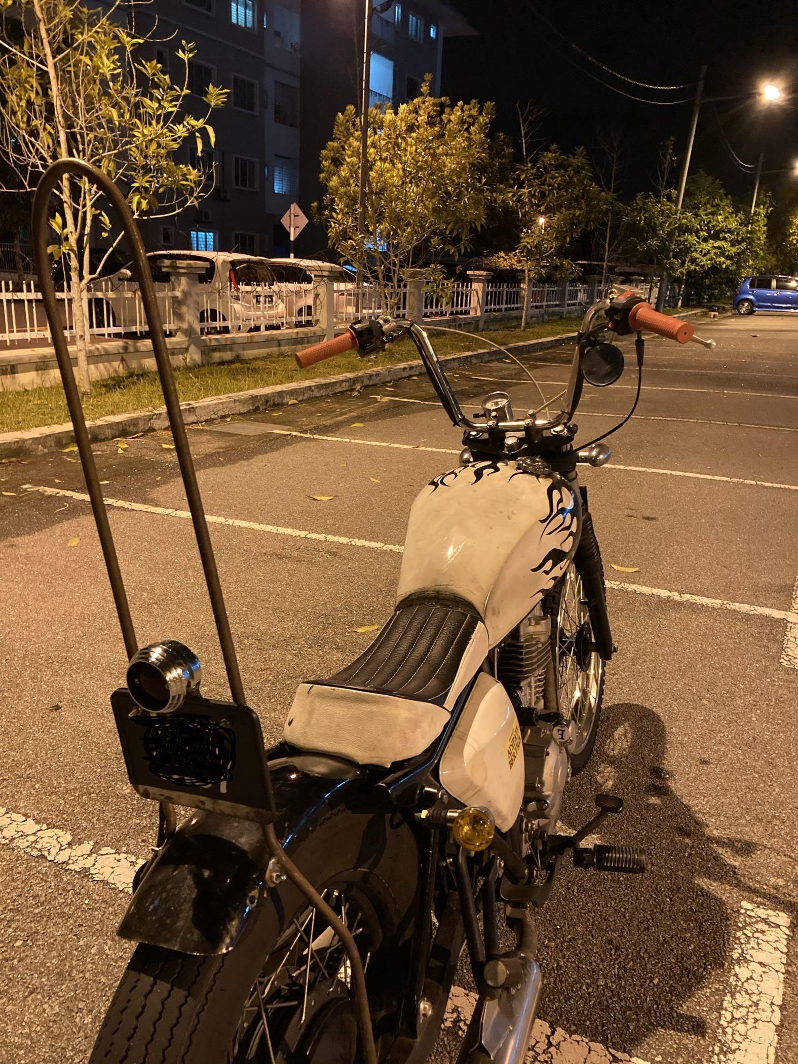 Cmc xy400 chopper custom, Motorbikes on Carousell