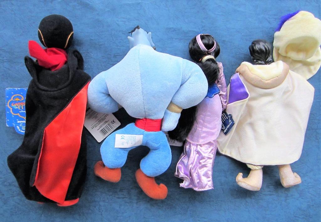 Disney's Aladdin, Princess Jasmine, Genie, Jafar 8" Applause Vinyl Head ...