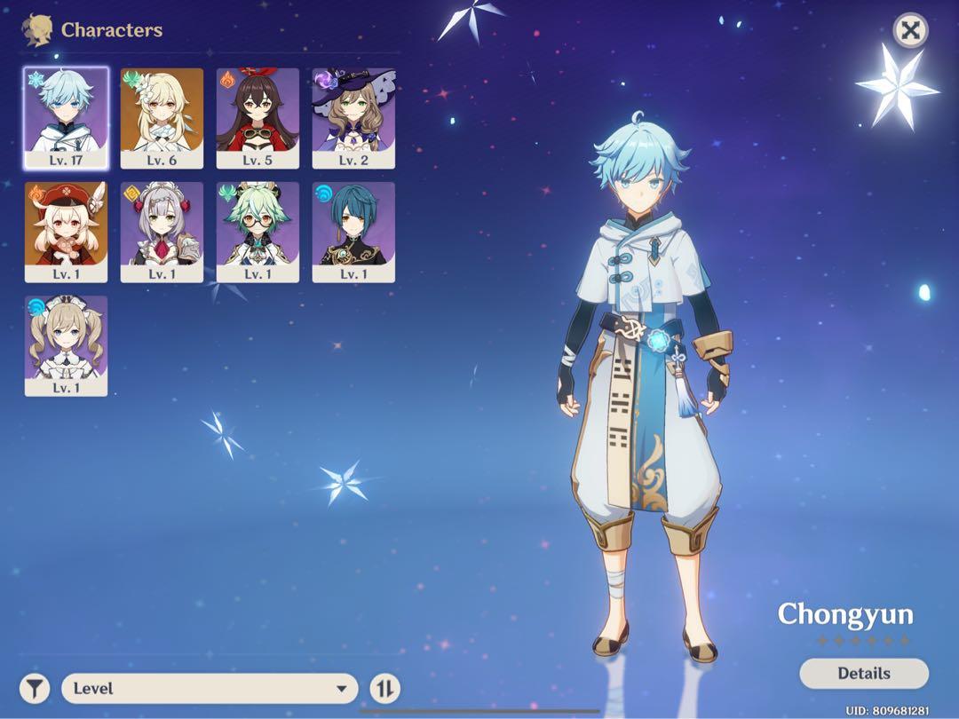 Genshin impact (AR 7) Klee 5* starter account, Video Gaming, Gaming ...