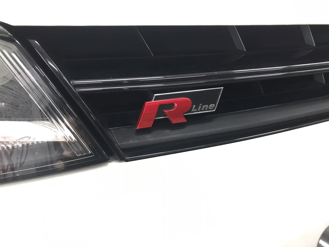 Golf R Emblem wrap, Car Accessories, Accessories on Carousell