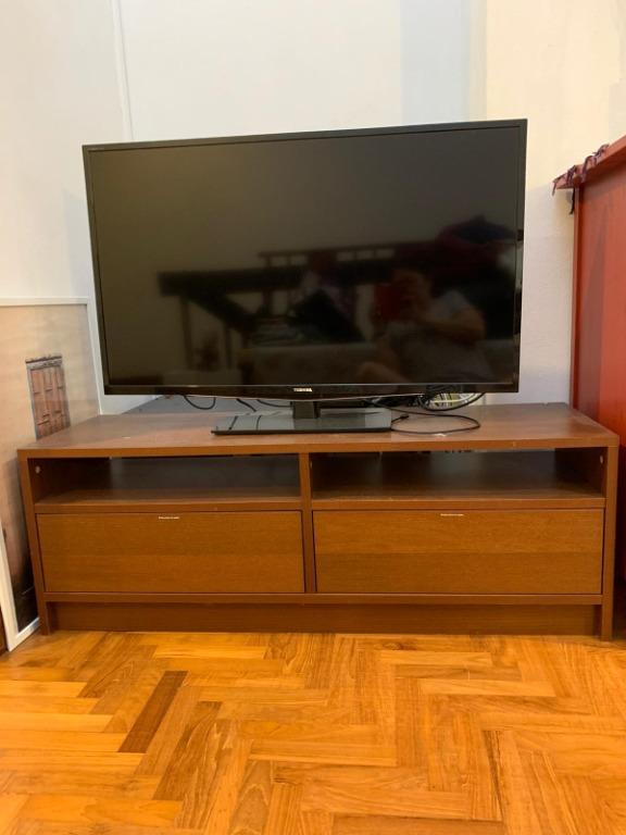 Ikea TV rack, Furniture & Home Living, Furniture, Shelves, Cabinets ...