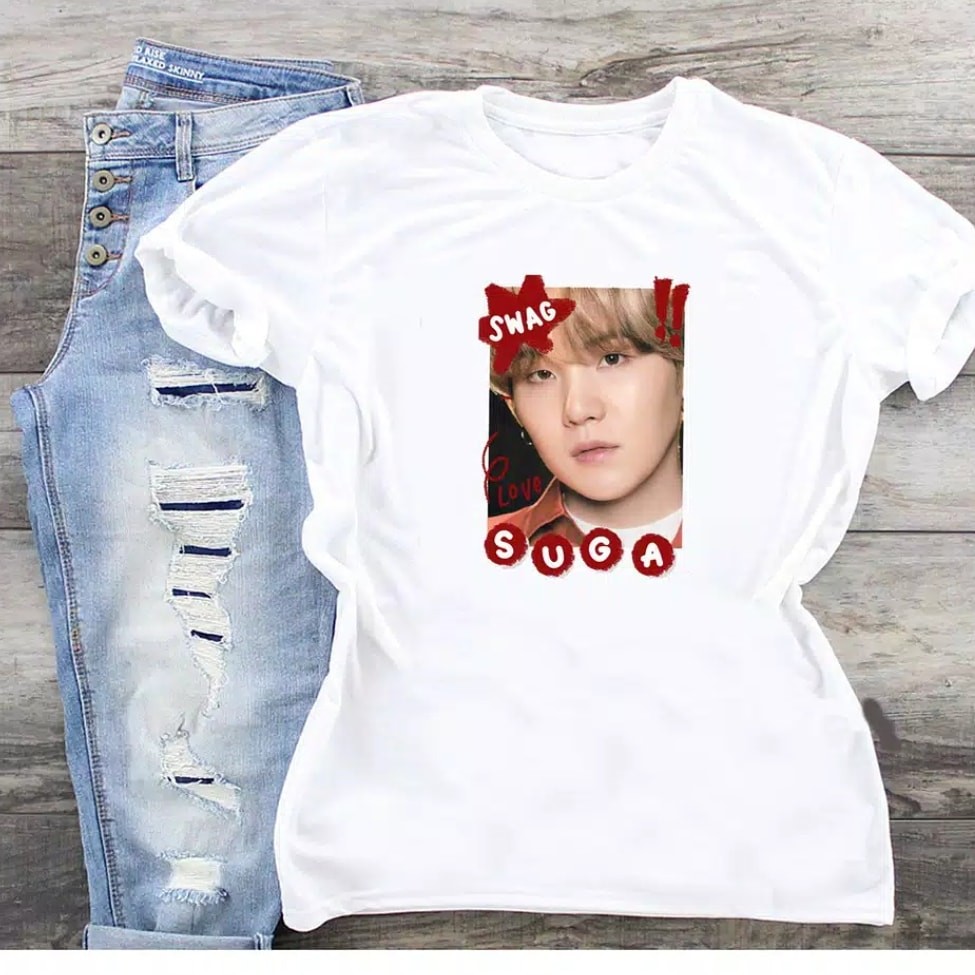 Kais Suga BTS / Baju Suga BTS / Kaos BTS Murah, Fesyen Wanita, Pakaian ... Kais Suga BTS / Baju Suga BTS / Kaos BTS Murah, Fesyen Wanita, Pakaian ...