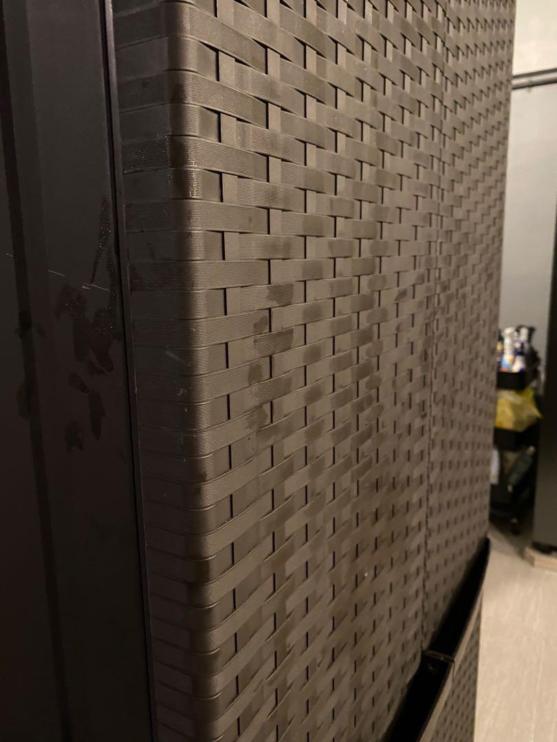 Keter rattan utility cabinet, Furniture & Home Living, Furniture ...