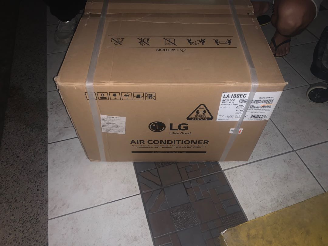Lg dual inverter window type aircon la0808ec la100ec la150ec la200ec ...