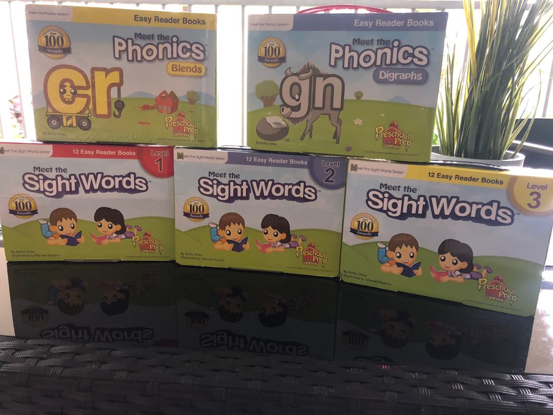 Meet The Sight Words / Meet The Phonics Easy Reader Books (5 sets) with ...